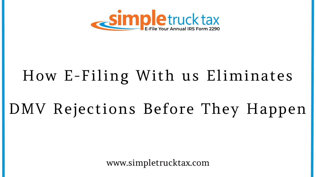 How E-Filing With us Eliminates DMV Rejections Before They Happen